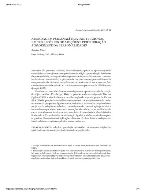Boderline Abordagem Pdf Boderline Abordagem Pdf