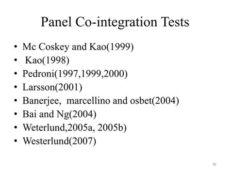 Time Series And Panel Data In Econometrics Ppt