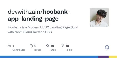 github devwithzain hoobank app landing page hoobank is a modern ui