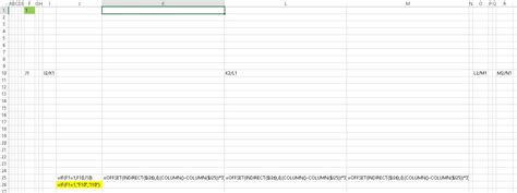 Excel How Can I Make An Offset Reference To A Cell Based On The
