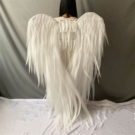 Extra Large Size White Angel Wings Cosplay Photoshoot Victoria Secret