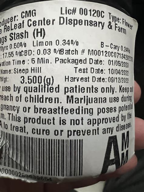 Heres The Label For The Batch Of Kings Stash The Seeds Came From R