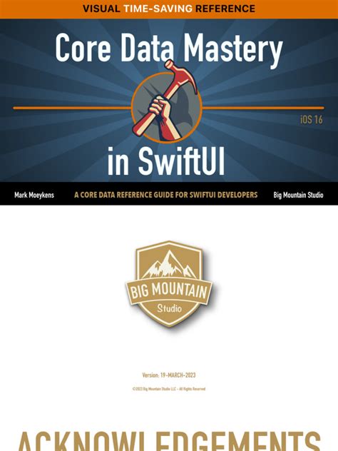 Core Data Mastery In Swiftui Download Free Pdf Swift Programming