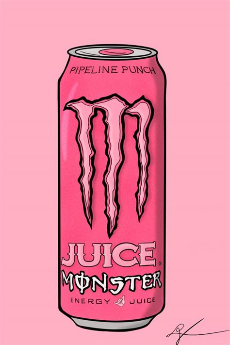 Pipeline Punch Monster Juice Wallpaper Schizzi Illustrazioni Sfondi