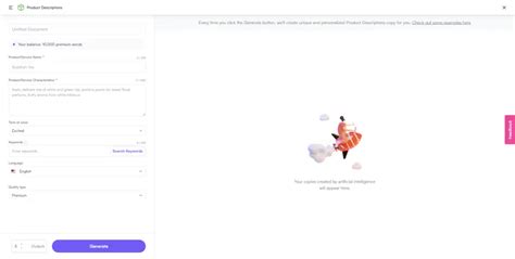 Innovative Writing Tool Writesonics Product Description Generator