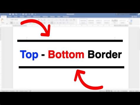 How To Add A Top Border In Word On Macbook Air Laptop