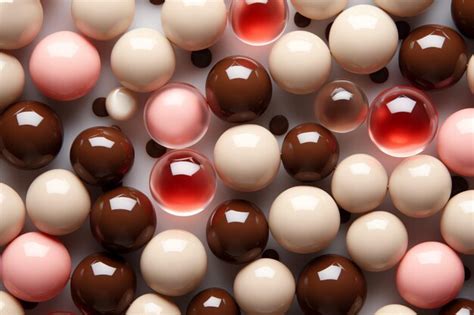 Premium Photo A Group Of Round Objects