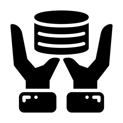 Database Glyph Icon 26275325 Vector Art At Vecteezy