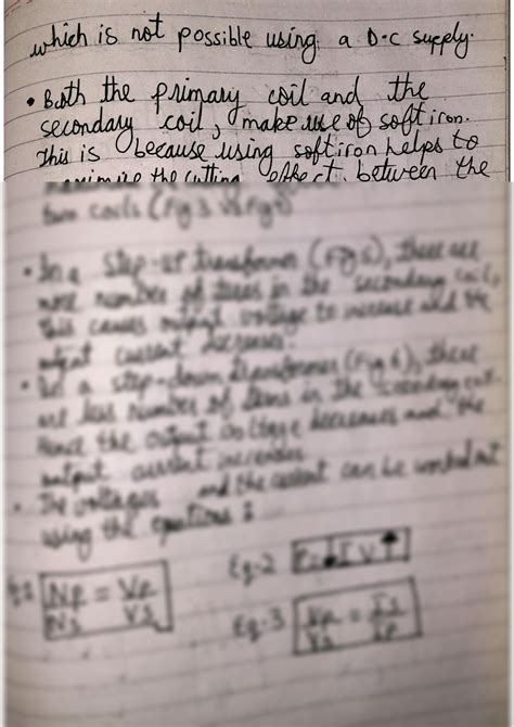 Solution Transformers Contd O Level Physics Notes Studypool