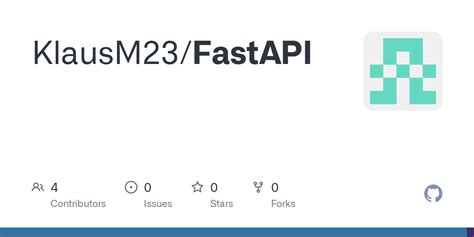 Github Klausm23fastapi