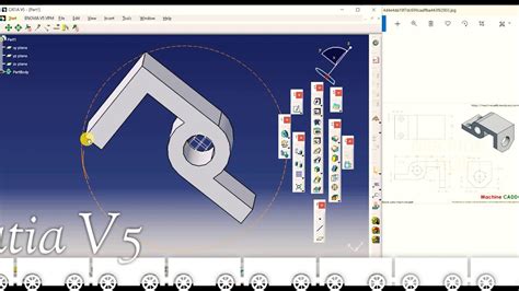 catia v5 tutorials very easy part design youtube