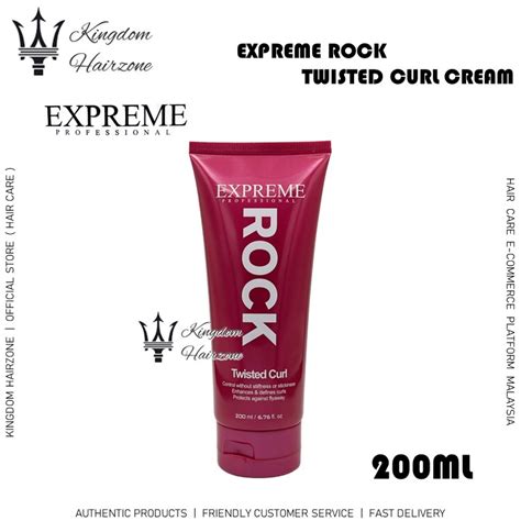 Expreme Professional Rock Twisted Curl Cream 200ml Shopee Malaysia