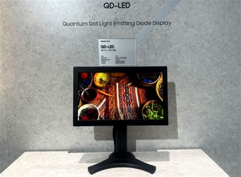 Samsung Introduces World S First QD LED Display Slated To Replace OLED