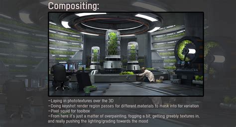 Hydroponics Lab Concept Process Polycount