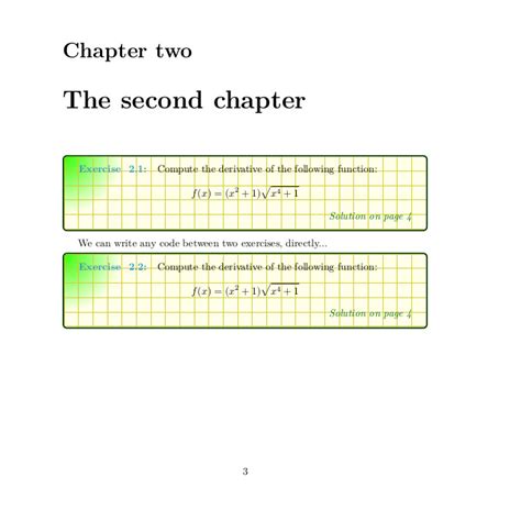 Sectioning Solutions Of Exercises Produced With Tcolorbox Numbering Titles TeX LaTeX Stack