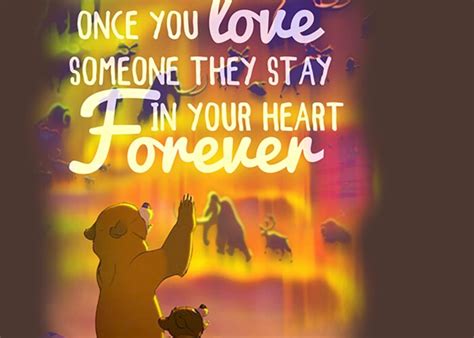 Brother Bear Love Quotes Brother Bear Set Disney Art Print Digital