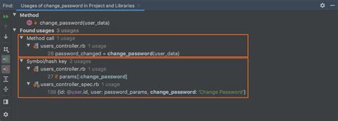 find usages in rubymine the rubymine blog