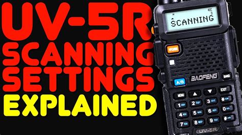 How To Use A UV R As A Scanner Scan Settings Explained On The UV R