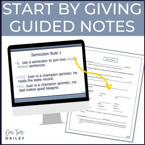 Punctuation Rules Semicolon Practice For High School Made By Teachers