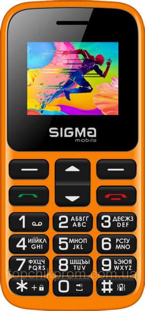 Кнопочный Телефон с Мощной Батареей для Пожилых Людей Sigma Mobile ...