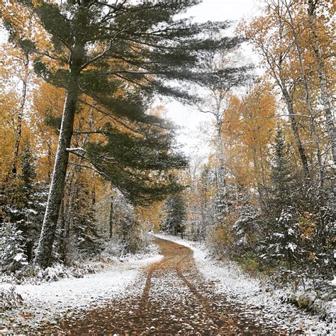 Boulder Lake Mn In The Fall Rminnesota
