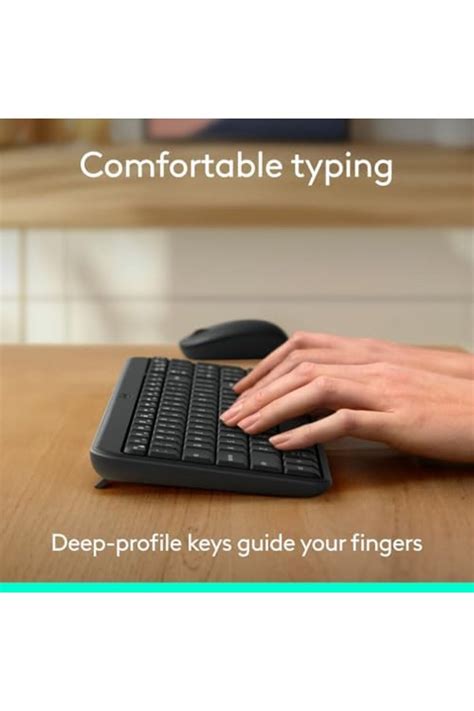 Logitech Mk250 Bluetooth Wireless Mouse And Keyboard Combo Trendyol