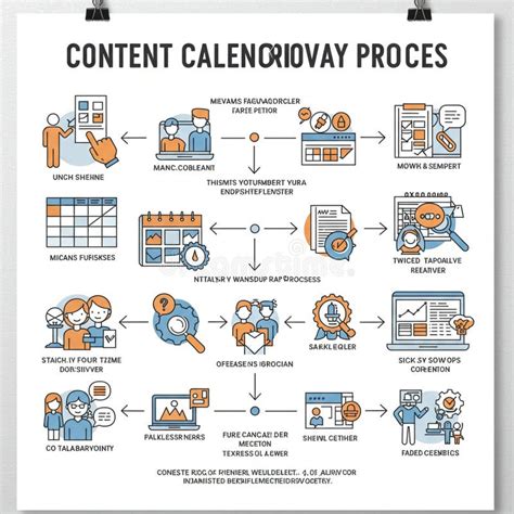 Flowchart Illustrating A Content Planning Process Uses Abstract Non Standard Text And Stock