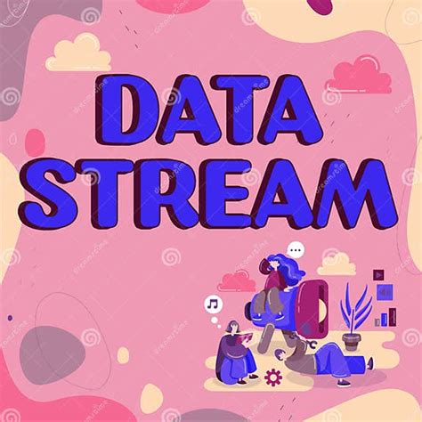 Inspiration Showing Sign Data Stream Business Approach Sequence Of Digitally Encoded Coherent