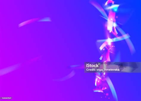 투명한 색조 금속 프리즘 피에스타 호일 플라잉 아트 파티 프리즘 뱀 가벼운 반짝임 Kaleidoscope Confetti 보라색