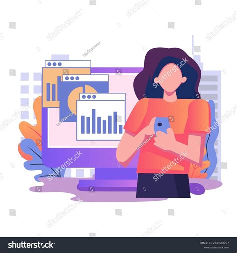 Benchmarking Concept Comparing Business Process Indicator Stock Vector Royalty Free 2243582297