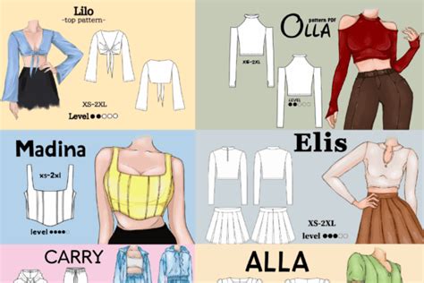 12 Basic Bodice Pattern Blocks Blocks Graphic By Pattern Best