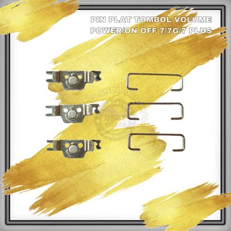Jual Plat Pin Tombol Volume Power On Off Plus Original Fulset Shopee Indonesia
