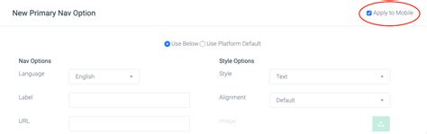 Add Your Site Navigation