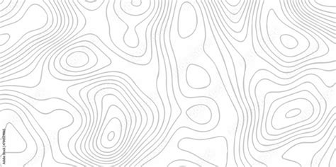 Topographic Map Background Geographic Line Map With Elevation