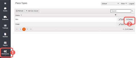 How To Delete Containerpackage Types Piece Types Step By Step Guide