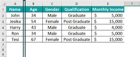 Row Header In Excel Examples How To Lock Show Or Hide