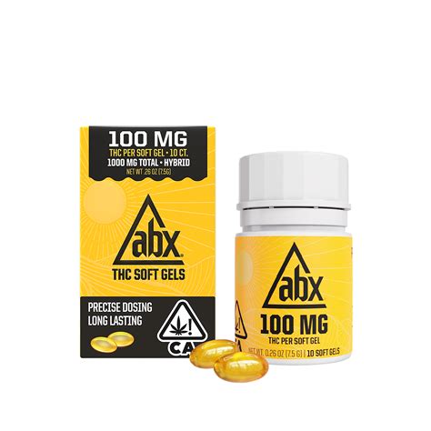 Abx Absolutextracts Abx 100mg Thc Soft Gels 10ct Leafly