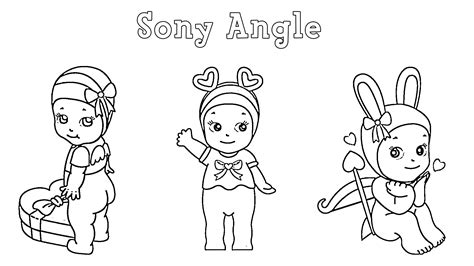 39 Coloring Sonny Angel Kawaii Printable Blind Box