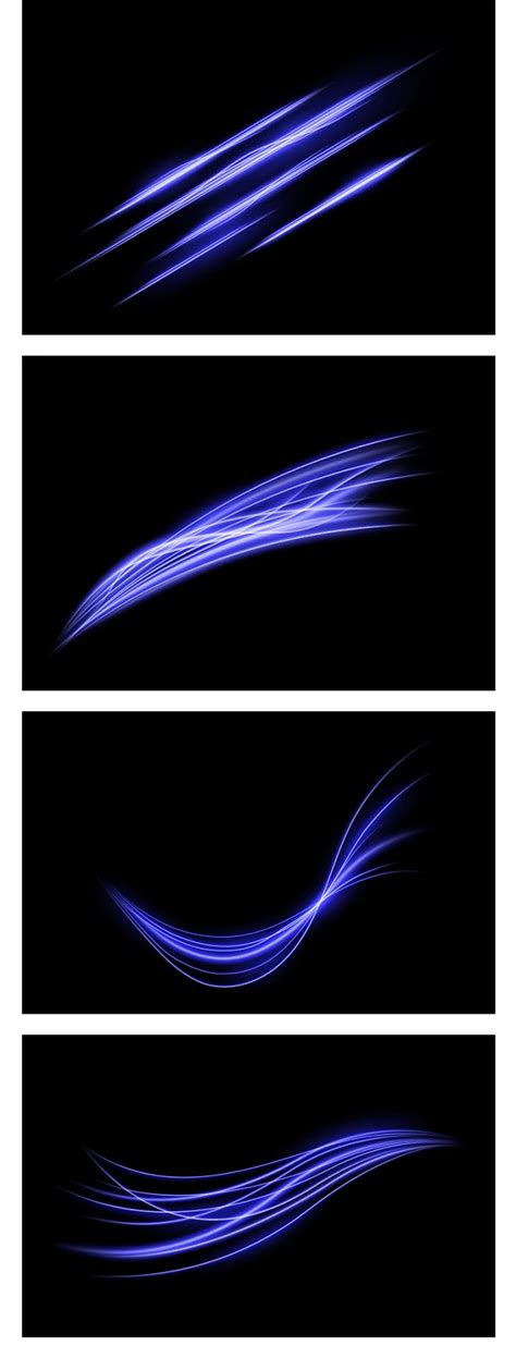 光效高光炫酷速度运动彩色光线线条质感免扣叠加元素psd设计素材 淘宝网 花瓣网
