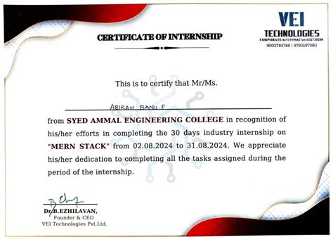 Mernstack Internship Webdevelopment React Nodejs