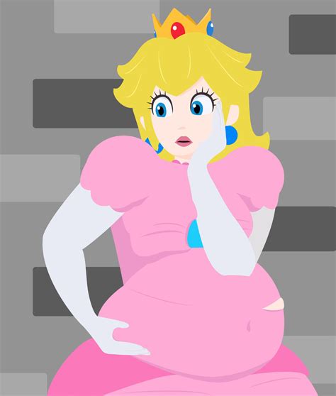 Portly Princess Peach By P Gritt On Deviantart