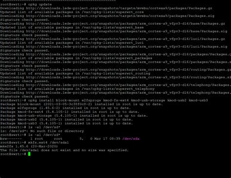 Can T Mount The USB Solved Installing And Using OpenWrt OpenWrt Forum