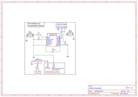 ESP S PROGRAMING SCHEMATIC Resources EasyEDA