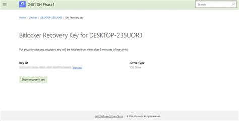 Self Service For Bitlocker Recovery Codes With Intune Alta Ict