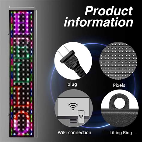 Programmable LED Sign Message Board Full Color Display