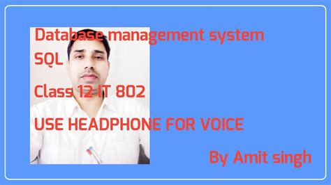 Cbse Class 12 It 802 Dbms Sql Naming Constraint And Alter