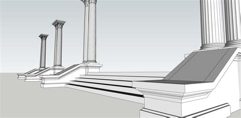 Classical Columns 3d Sketchup Model 3d Model Cgtrader