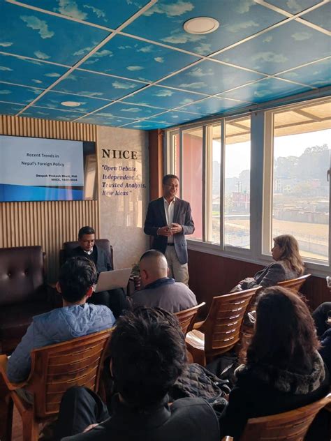 Speaking At Nepal Institute For International Cooperation And