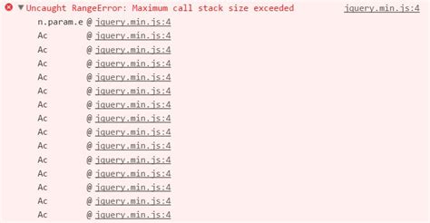 Javascript Cant Identify The Recursion That Triggered Maximum Call