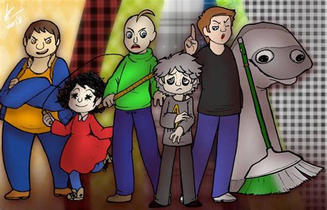 Schoolhouse Residents Baldis Basics Collab By Avrieljj On Deviantart